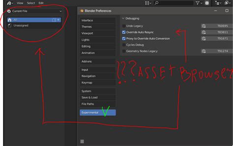 Asset Browser Interface Basics And Interface Blender Artists Community