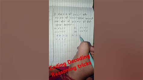 Coding Decoding Reasoning Tricks Reasoning Tricks Maths Codingdecoding Reasoning