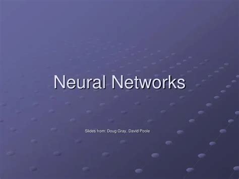 PPT Neural Networks PowerPoint Presentation Free Download ID 6013595