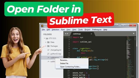 Open Folder In Sublime Text Like A Pro Youtube