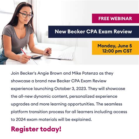 Carson Crosby On Linkedin Come Learn How Becker Is Adapting And Improving With The New Cpa Exam…