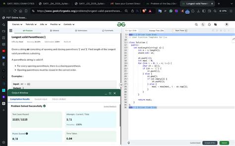 Day 6 Of The Geekstreak Potd Challenge Stacks Rubham Soni Posted On The Topic Linkedin