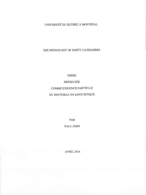 Empty Categories Pdf