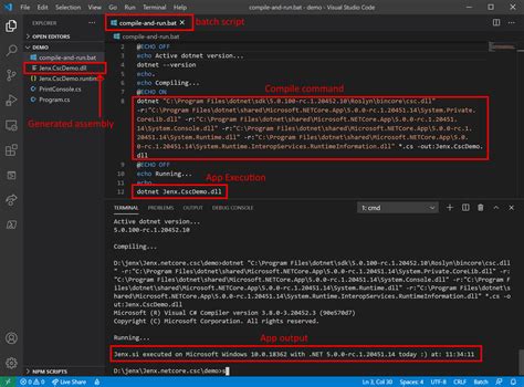 Using Roslyn C Compiler In Net 5 Jenxsi