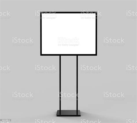 실내 받침대 강 기호 서 포스터 배너 광고 표시 로비 메뉴 보드 빈 흰색 3d 렌더링입니다 0명에 대한 스톡 사진 및 기타 이미지 Istock