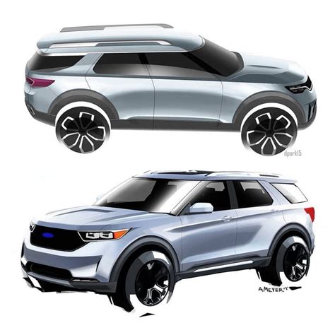 New Explorer Sketches Ford Suv Exterior Design Modern Ford Suv