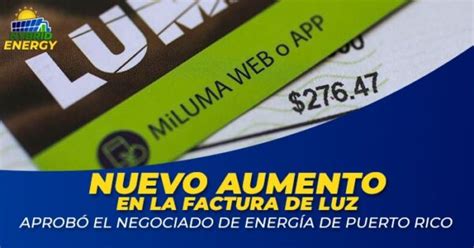 Nuevo Aumento En La Factura De Luz Aprobó El Negociado De Energía De