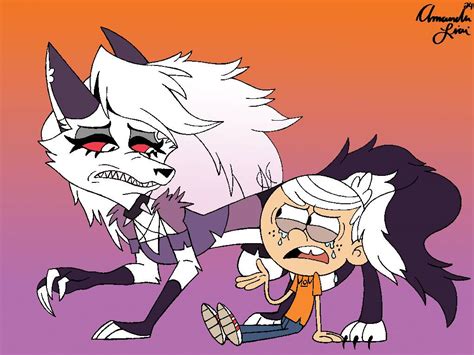 Comm Tlh And Hb Loona Comforting Lincoln By Cartoonist99 On Deviantart