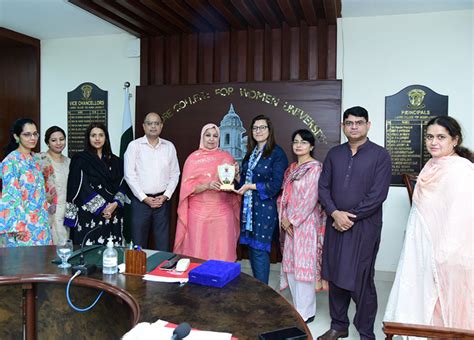 Ms Asma Mohsinprogramme Manager For Hessa Visited Lcwu