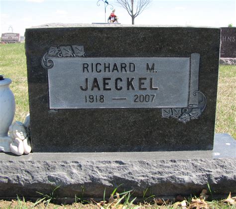 Richard Max Jaeckel 1918 2007 Find A Grave Memorial