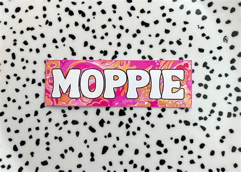 Moppie Athene Patroon Sticker Plakmoppie