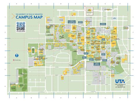 Uta Campus Map W Mitchell W Mitchell W Mitchell W Park Row Dr