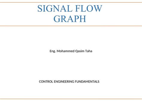 Block Diagram Reduction Techniques In Control Systemsppt