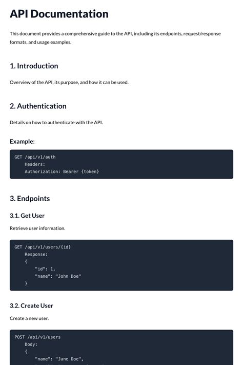 API Documentation Template Template Collaborative Docs For Teams