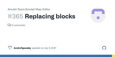 Replacing Blocks · Issue 365 · Amulet Teamamulet Map Editor · Github