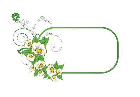 เวกเตอร์กรอบดอกไม้ Ai Eps Uidownload