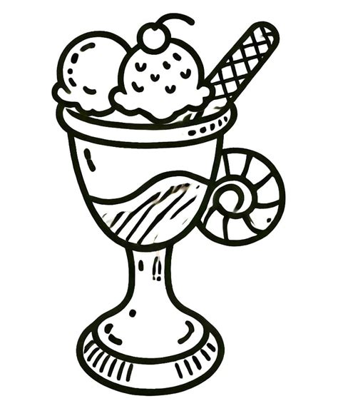 Tô Màu Ly Kem Tranh Tô Màu Cho Bé