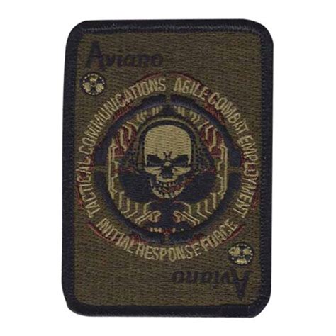 31 Cs Taccom Ace Card Ocp Patch 31st Communications Squadron Patches