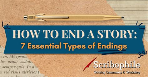 What Are The 4 Types Of Endings Leia Aqui How Do You Write Different