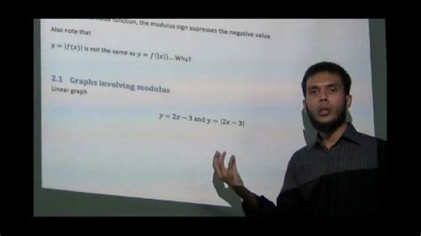 A2 Level Mathematics Pure P3 Modulus Functions Youtube
