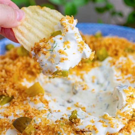 Fried Pickle Dip The Country Cook