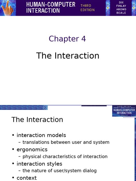Chapter 4 The Interaction Pdf Window Computing Menu Computing