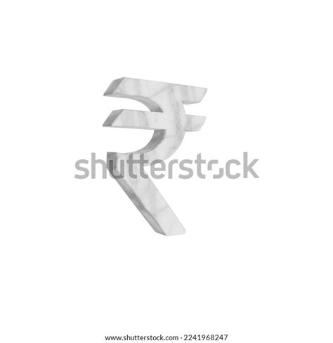 3d Alphabet Rupee Symbol White Marble Stock Illustration 2241968247 Shutterstock