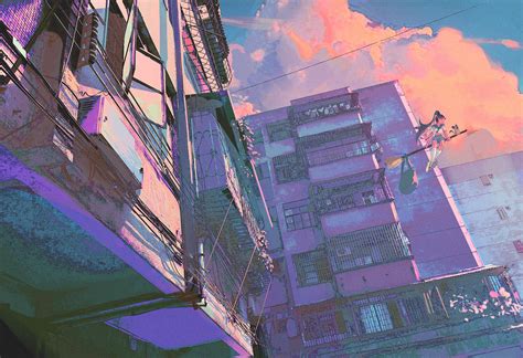 배경 화면 낮 구름 하늘 세계 탑 블록 담홍색 제비꽃 도시 디자인 시티 마젠타 정면 도시 풍경 황혼 Tints And Shades 대도시 지역