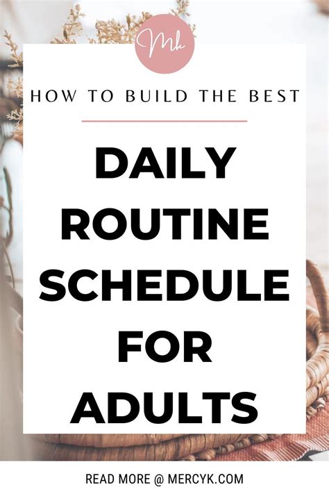 How To Create A Daily Routine Schedule That Insanely Works Artofit