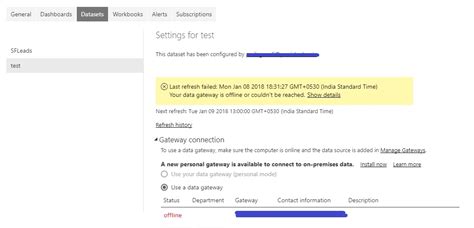 Solved Scheduled Refresh Does Not Work In Power Bi Pro Microsoft