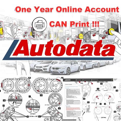 Autodata Online Account One Year For Car Truck Auto Data Car Repair Software Update Online For