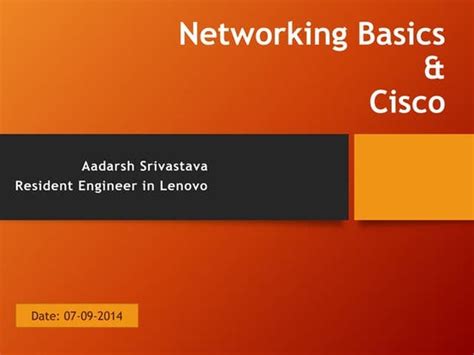 Networking Ppt