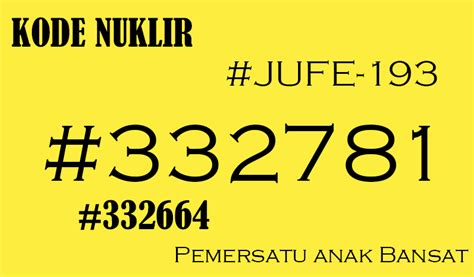 Cara Membuka Kode Nuklir Doujin Dan Jav Terbaru