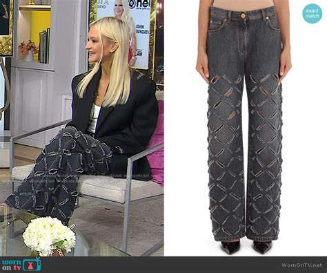 Wornontv Zanna Roberts Rassis Black Blazer And Laser Cut Jeans On