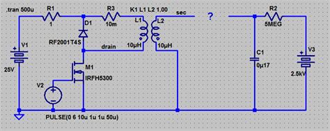 Spark Gap Switch And 2n6798 In Pspice • Physics Forums
