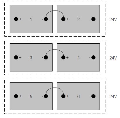 How To Connect V Batteries To Make V Diagrams