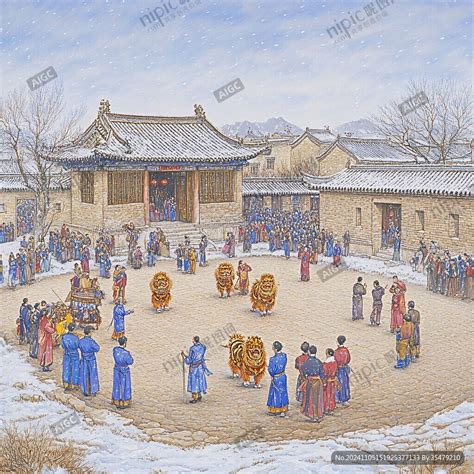 Ai创作图清送贡场景 清代送贡场景 满族传统民居生活场景 满族生活 康熙东巡场景 清宫生活场景 清代结社活动场景 明代官吏出巡场景 朝鲜族生活场景 古代武科举场景 蹴鞠场景图 送贡场景 明代