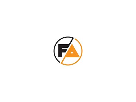 Premium Vector Fa Logo Design