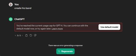 Chat Gpt Gives Me The Error Message Youve Reached The Current Usage