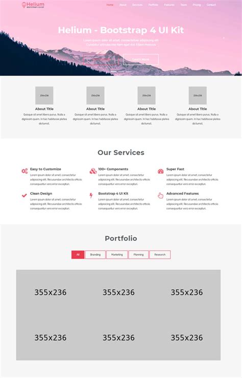 Bootstrap4通用简洁框架模板bootstrap模板 Html5模板网 Bootstrap4通用简洁框架模板bootstrap模板 Html5模板网