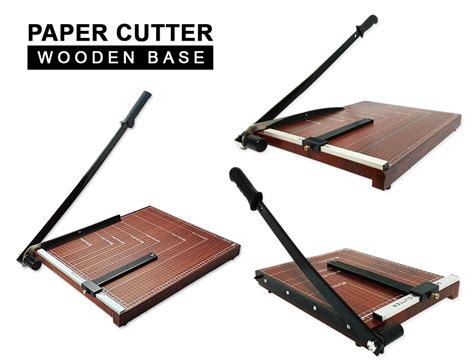 Paper Cutter Wooden Base