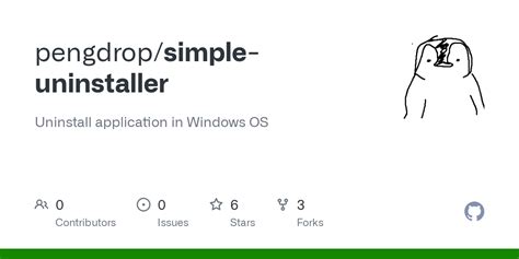 GitHub Pengdrop Simple Uninstaller Uninstall Application In Windows OS