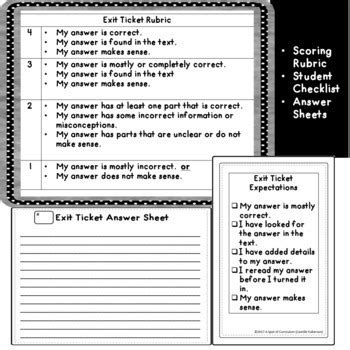 Nd Grade Reading Exit Tickets Bundle By A Spot Of Curriculum TpT