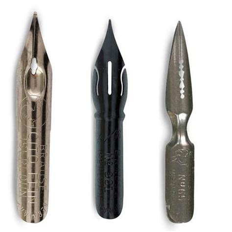Brause Writing Nibs For Copperplate And Script — Set Of 3 50 000 Art Supplies Your Art