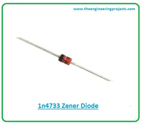 1n4734 Zener Diode Datasheet Pinout Features And Applications The Engineering Projects Diode