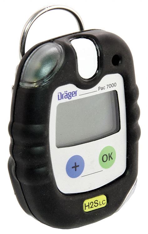 Single Gas Detector 0 To 200 Ppm Sensor Range Audible Visual Vibrating Alarm Type Grainger