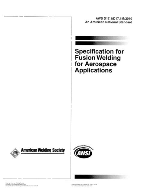 Aws D17 1 D17 1m 2010 Pdf