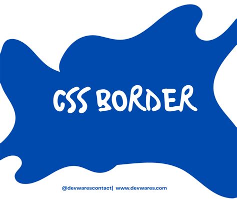 Css Borders The Css Border Properties Allow You To By Devwares Jun 2024 Medium