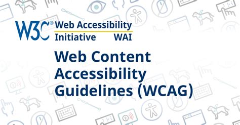 Whats New In Wcag 21 Web Accessibility Initiative Wai W3c