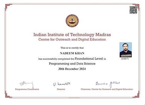 Nadeem Khan On Linkedin Datascience Programming Iitmadras